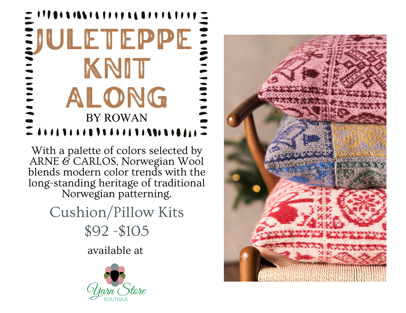 Juleteppe Knit Along Kit by Rowan – Yarn Store Boutique
