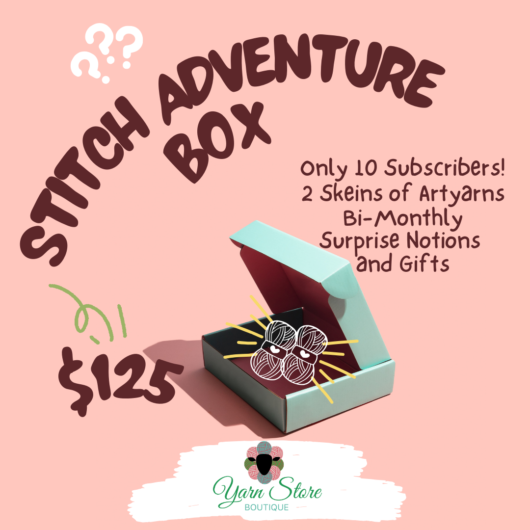 Stitch Adventure Box: Featuring Artyarns – Yarn Store Boutique